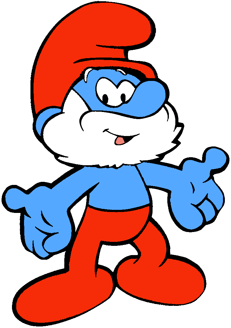 Papá pitufo caricaturesco PNG Imagenes gratis 2026 | PNG Universe