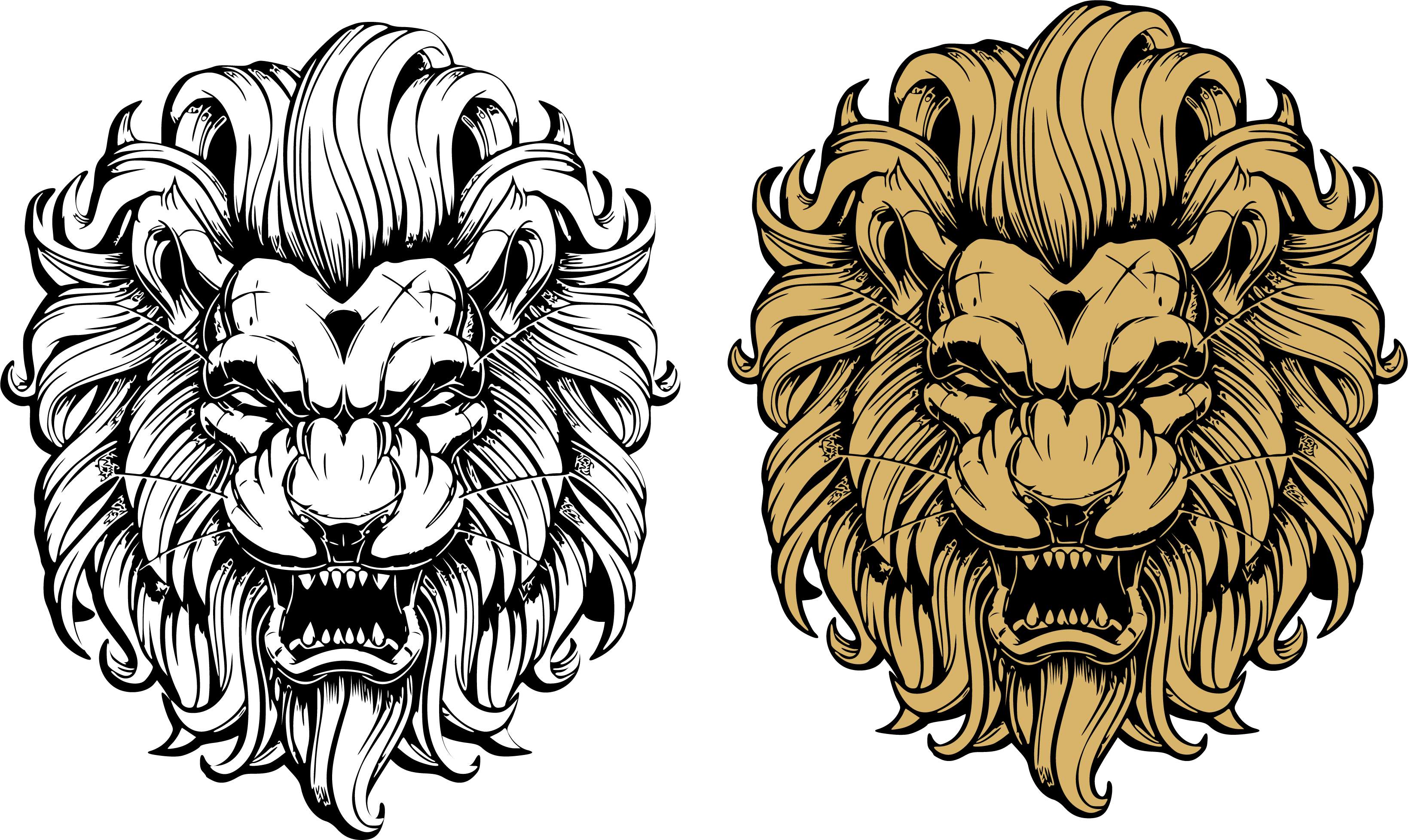 Leon Vectores Vinil Textil Serigrafia PNG Imagenes gratis 2026 | PNG ...